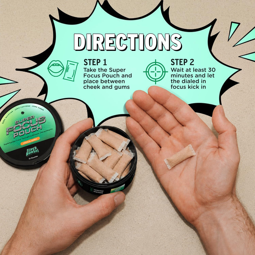 Convenient multivitamin pouch for on-the-go