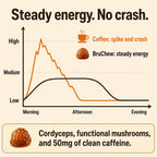 Convenient mushroom coffee on-the-go
