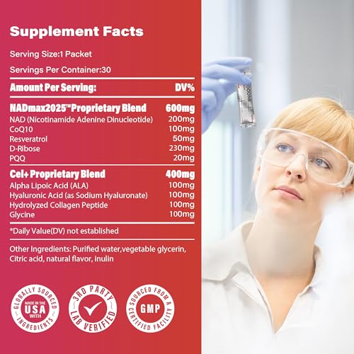 convenient NAD+ liquid supplement