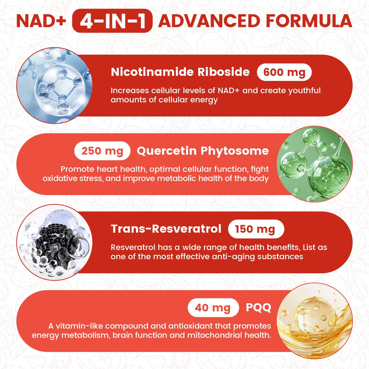Convenient NAD+ liquid supplement