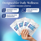 Convenient NAD+ patches for wellness