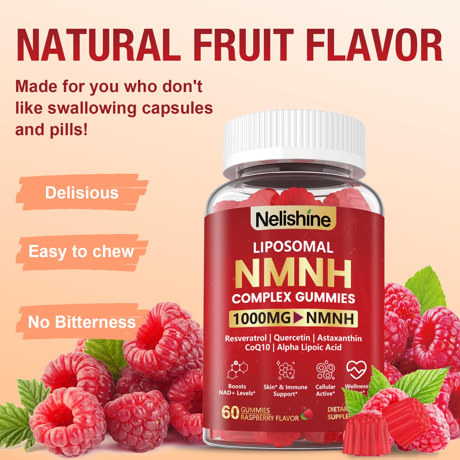 Convenient NMN gummies for wellness