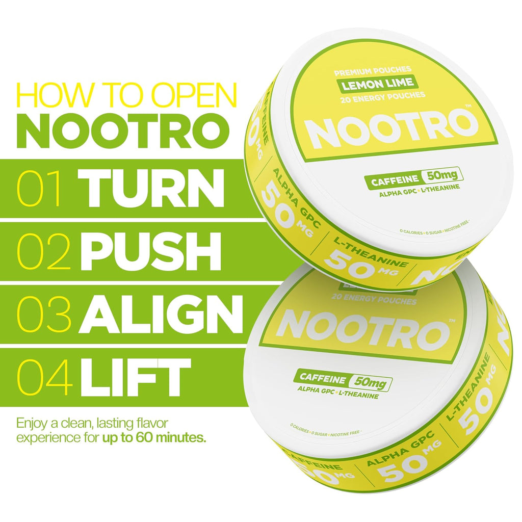 Convenient nootropic pouches for daily use