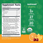 Convenient Nutricost Super Greens stickpacks