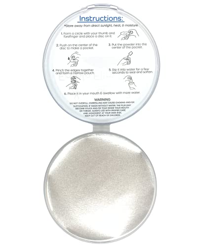 convenient oblate discs for daily vitamins