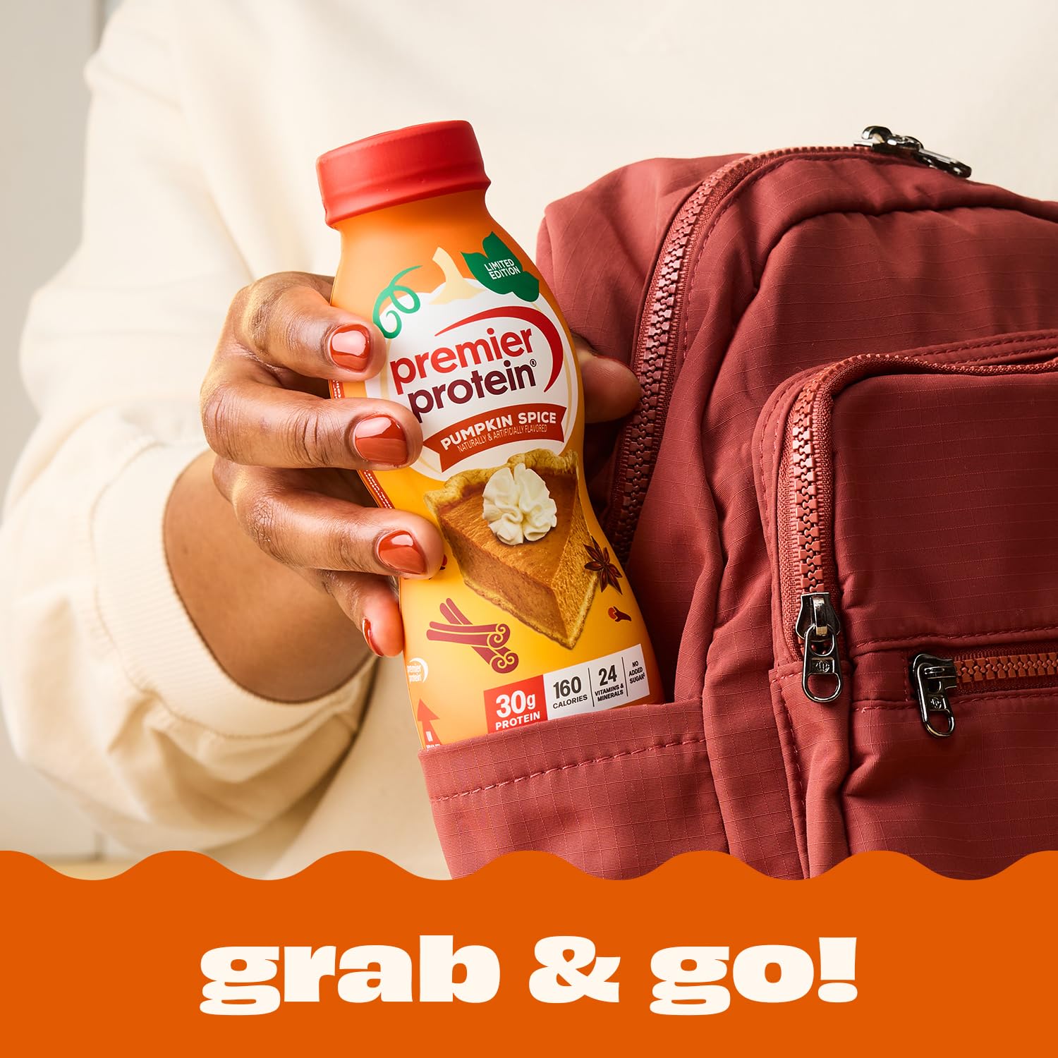 convenient on-the-go protein shake