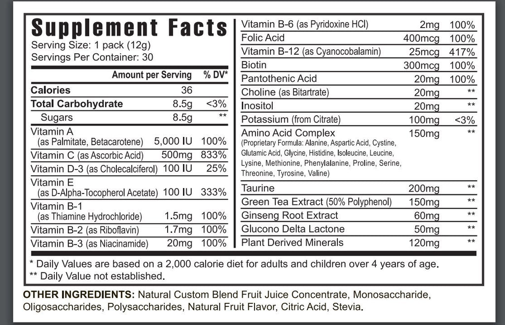 convenient on-the-go vitamin pouches
