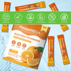 convenient orange electrolyte drink mix