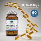 convenient oregano oil softgels for travel