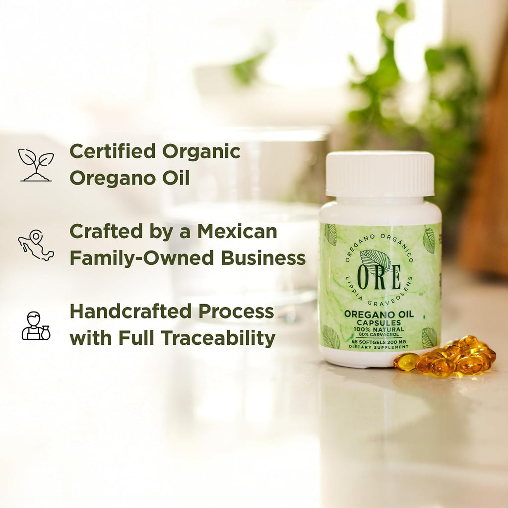 convenient oregano oil softgels