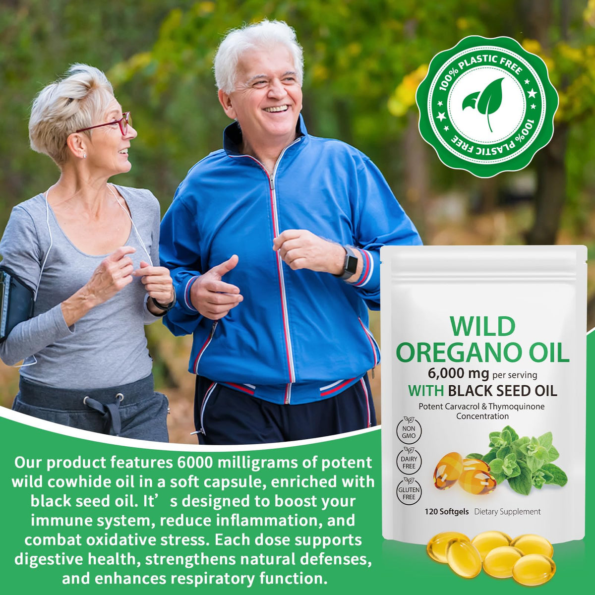 convenient oregano oil softgels