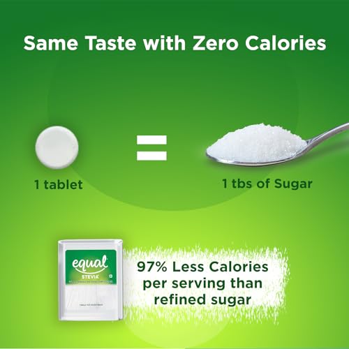 Convenient pack of Equal Stevia tablets
