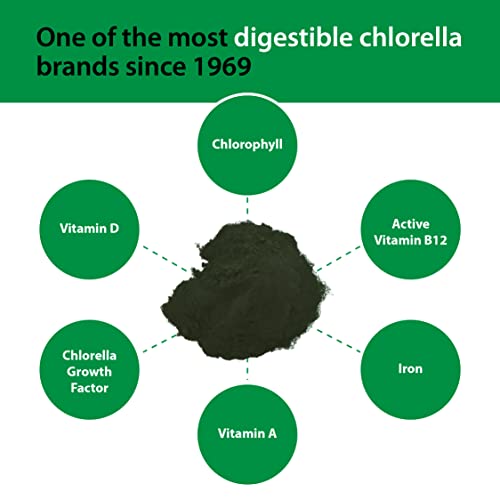 Convenient packets of chlorella supplement