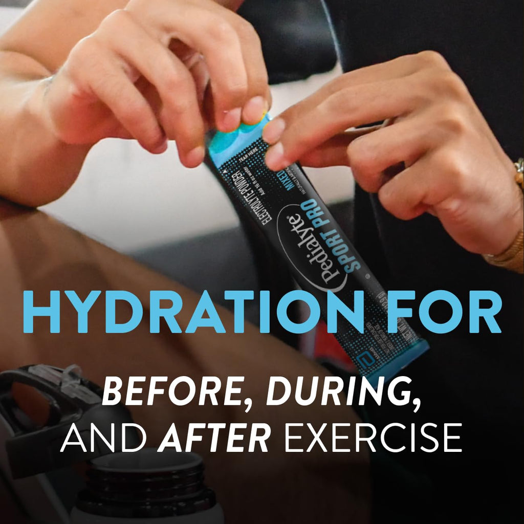 convenient Pedialyte Sport travel packets