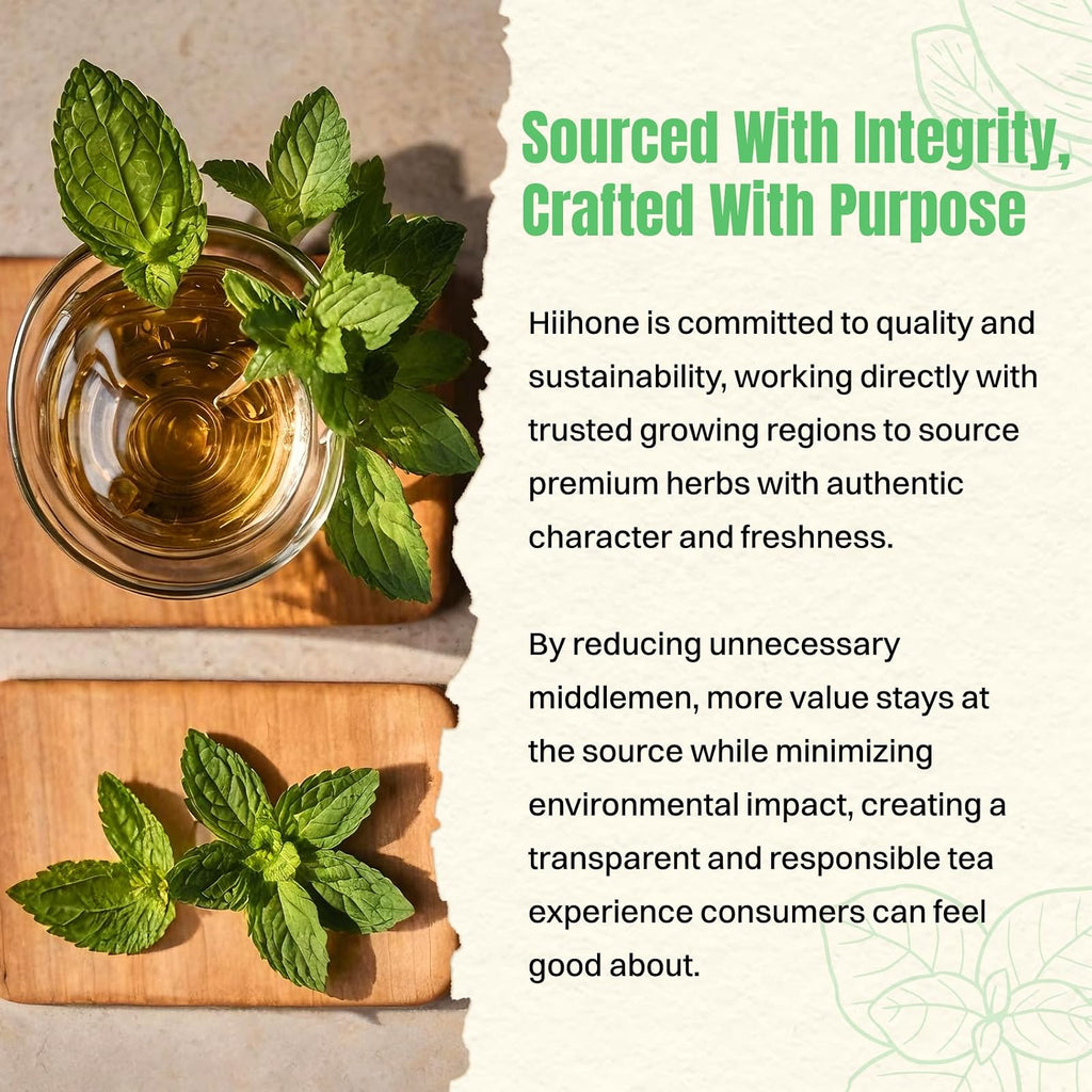 convenient peppermint tea bags for travel