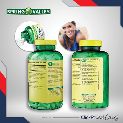 Convenient pill container for calcium tablets