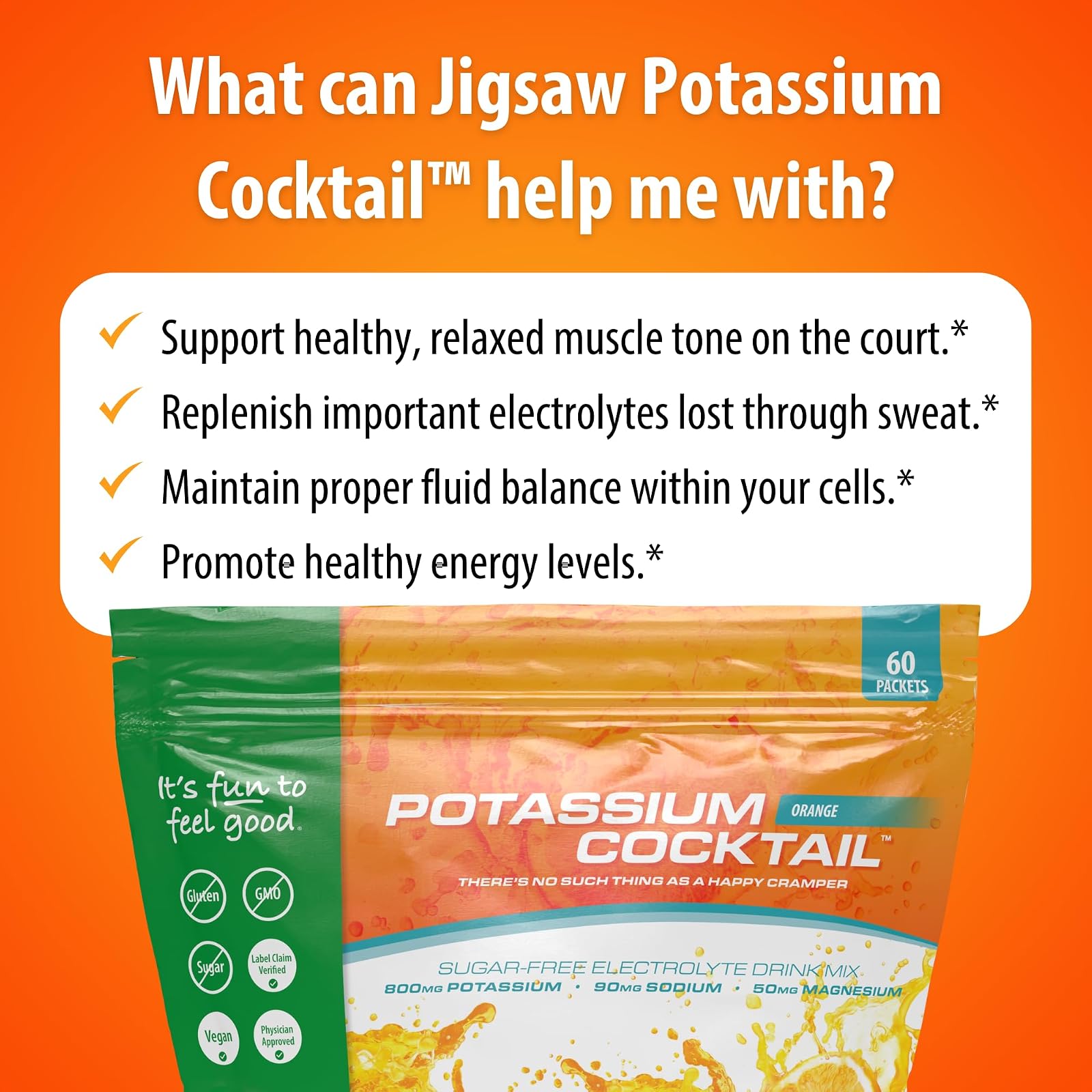 convenient potassium packets for travel