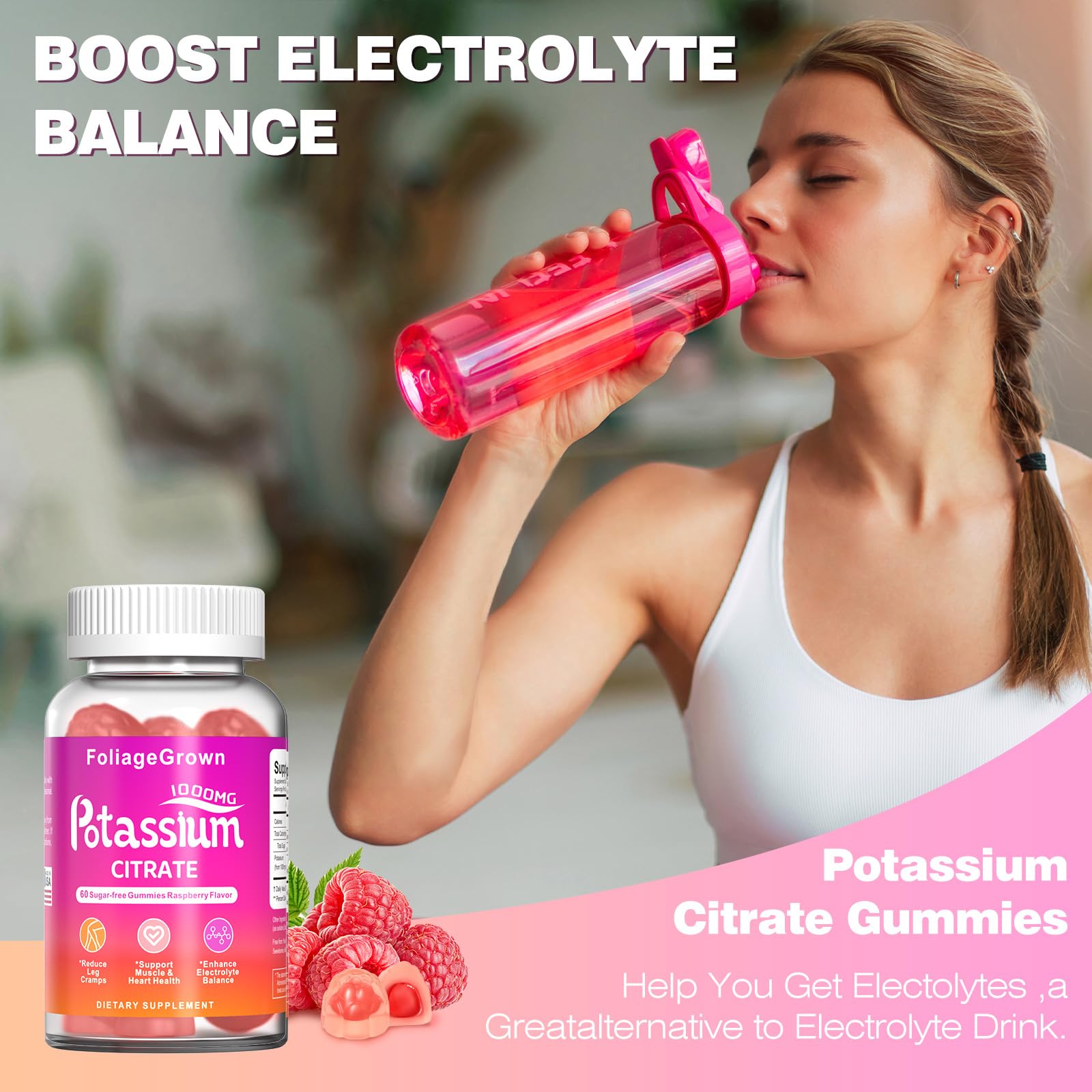 Convenient potassium supplement for busy days
