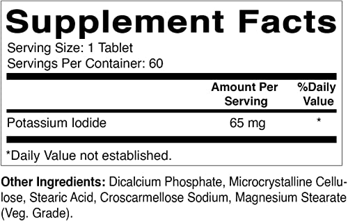 Convenient potassium tablets for daily use