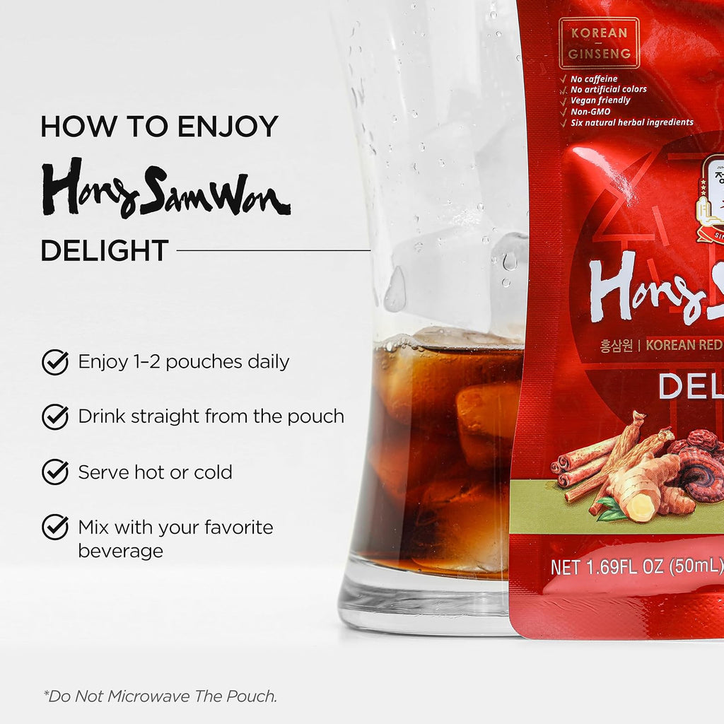 convenient pouches for ginseng tea