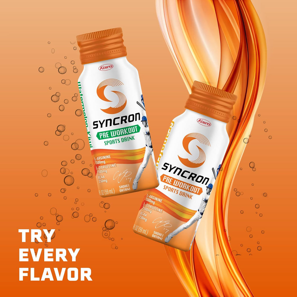 convenient pre-workout energy shots