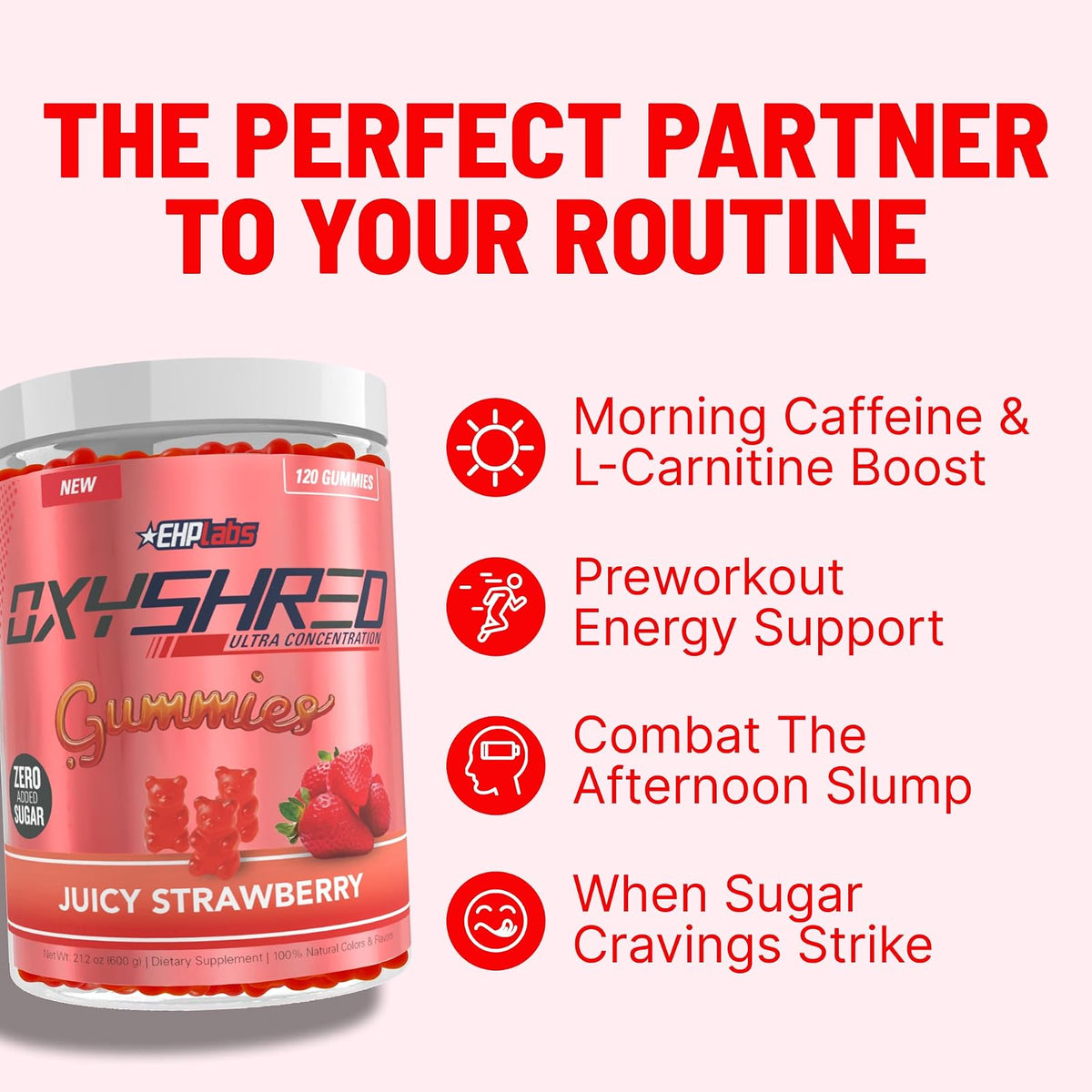 Convenient pre-workout gummies for athletes