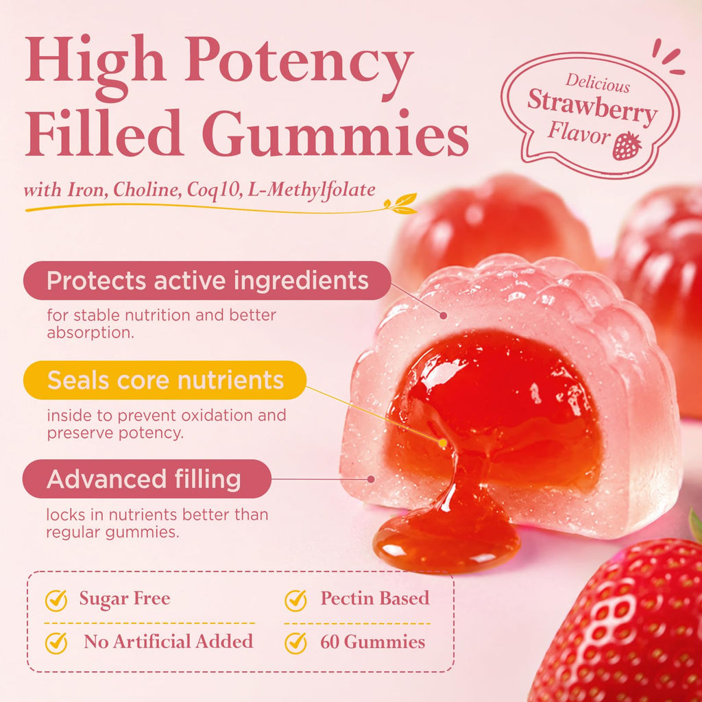 Convenient prenatal vitamins in gummy form