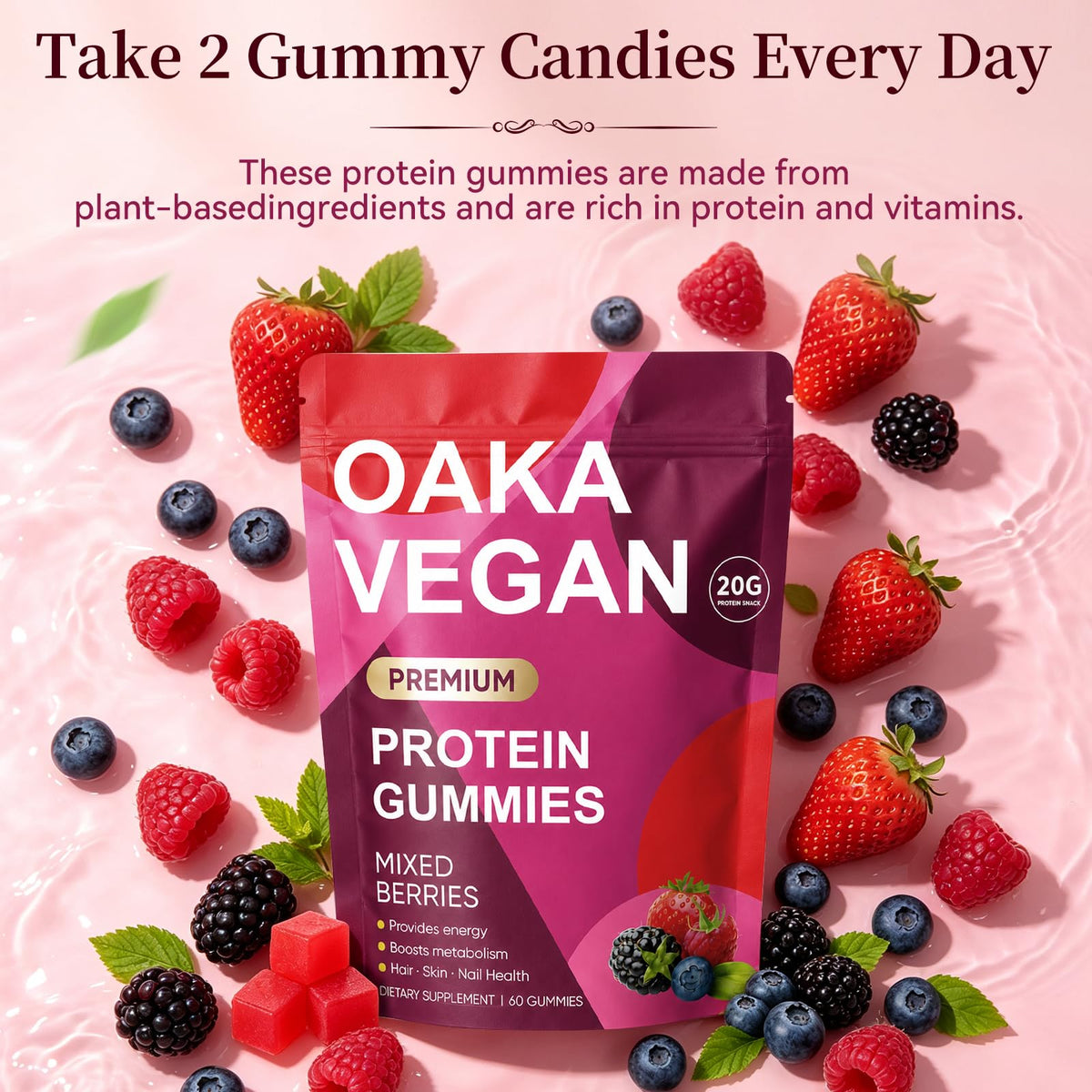 convenient protein gummies for on-the-go