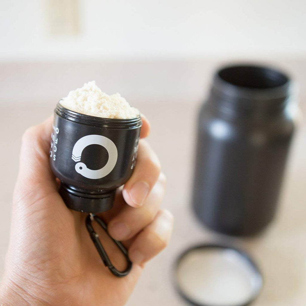 convenient protein powder dispenser keychain