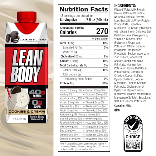 Convenient protein shake on-the-go