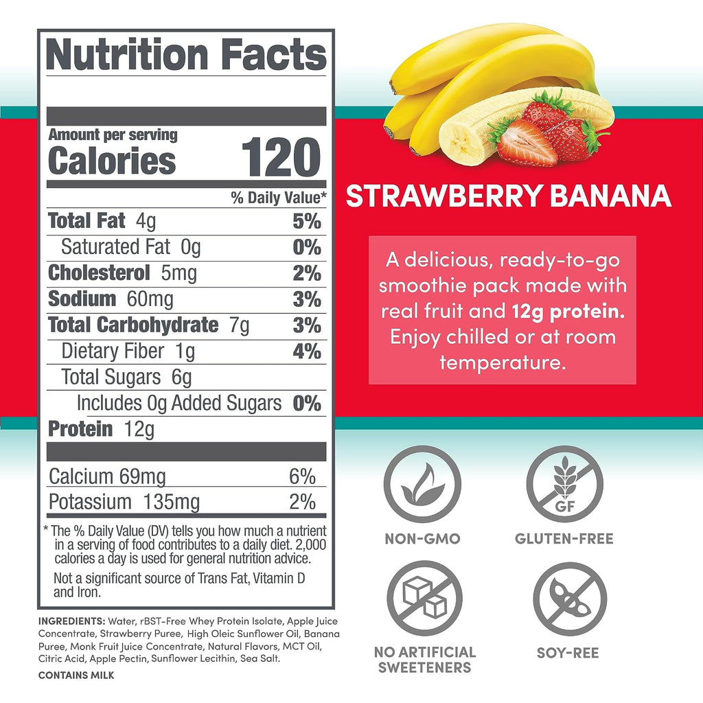 Convenient protein smoothie for athletes