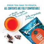 convenient pyramid sachets for easy brewing