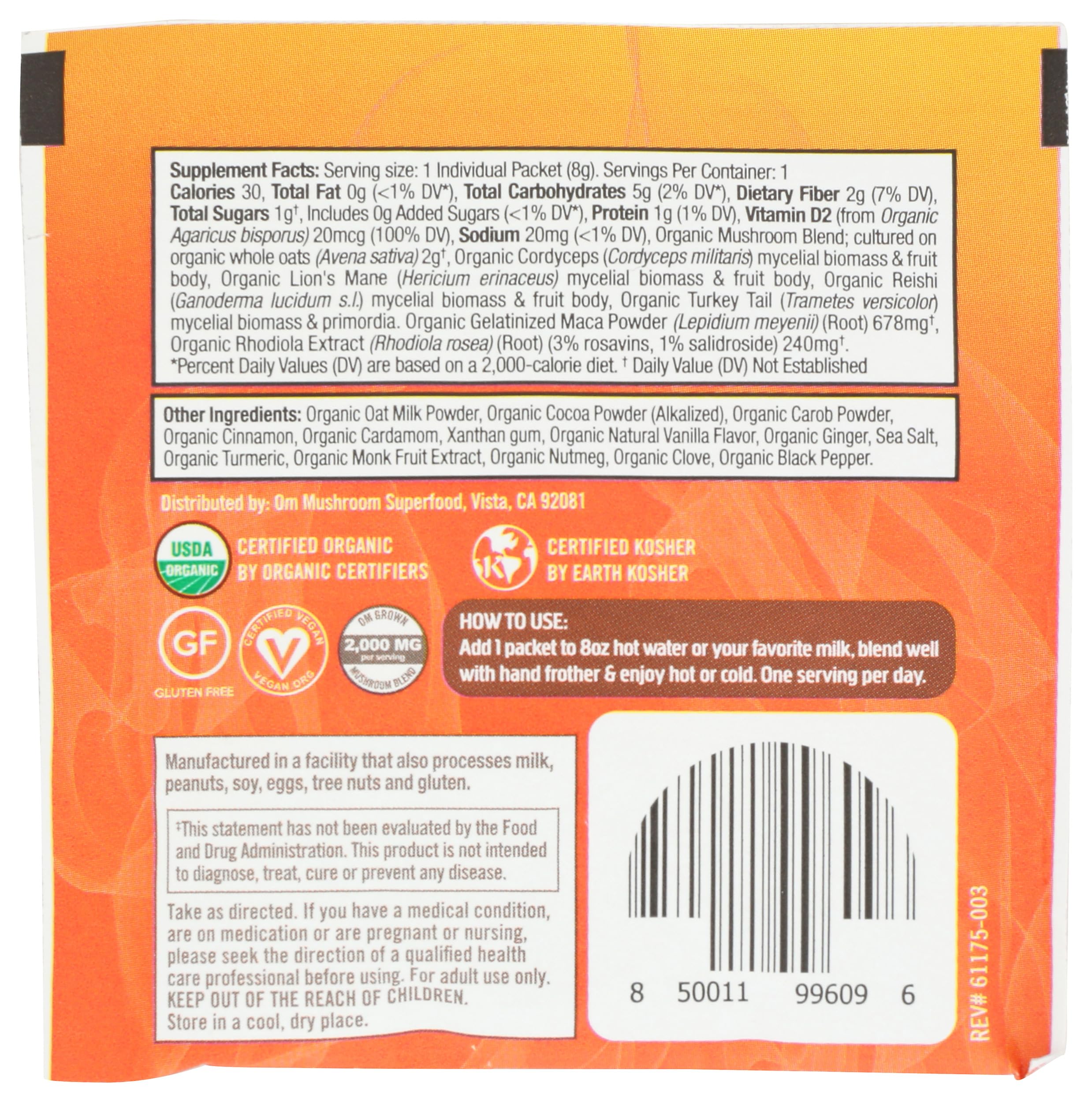 convenient sachet for on-the-go energy