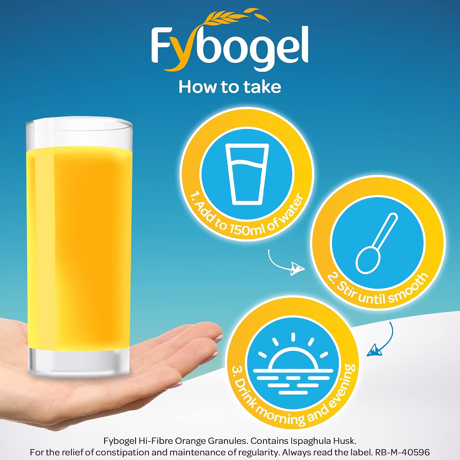 Convenient sachets for daily fiber intake