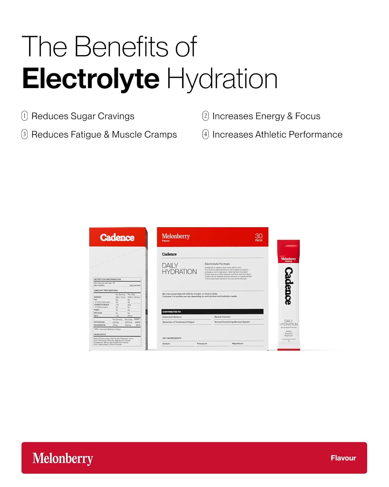 convenient sachets for on-the-go hydration