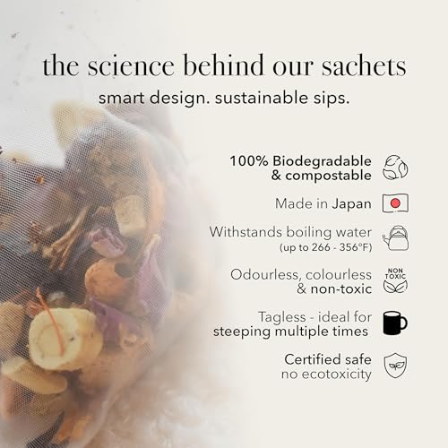 convenient sachets for on-the-go tea