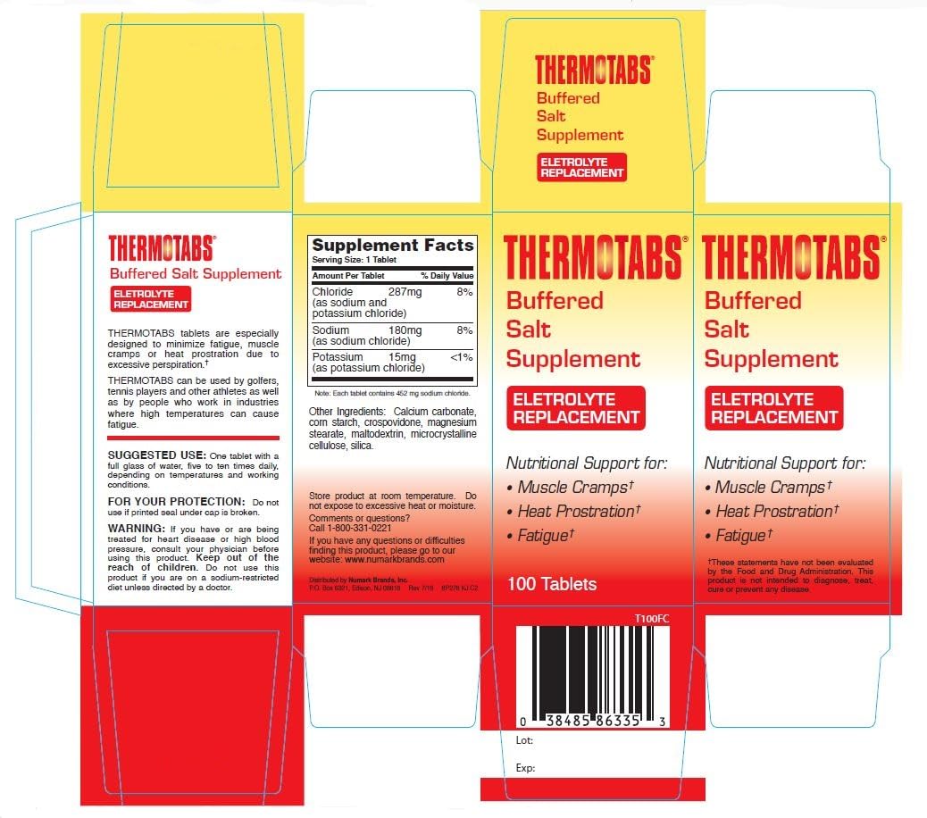 Convenient salt tablets for outdoor activities
