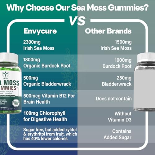 convenient sea moss gummies for health