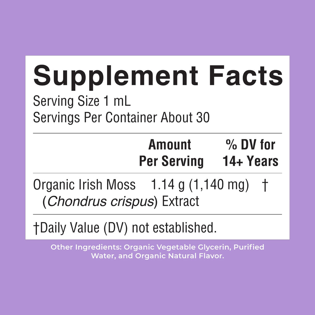convenient sea moss nutrition
