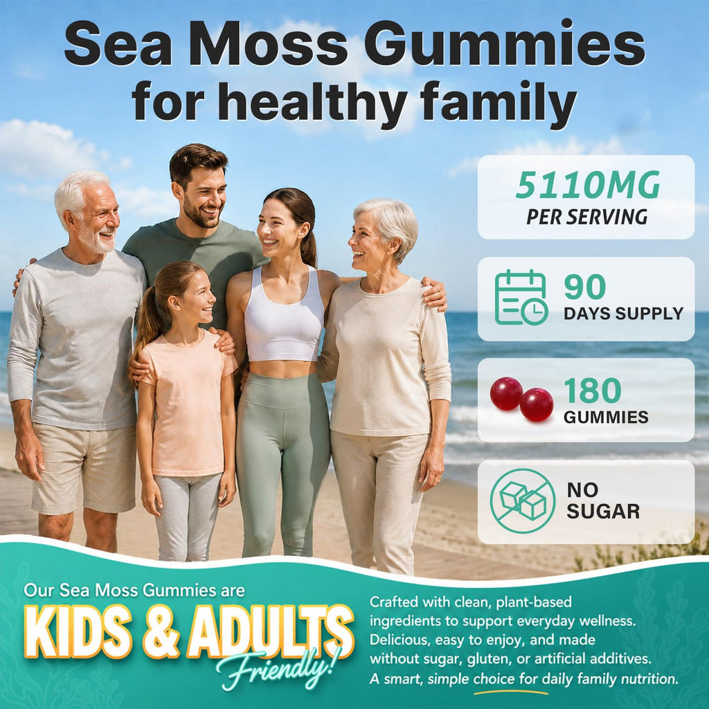 Convenient sea moss vitamins for on-the-go