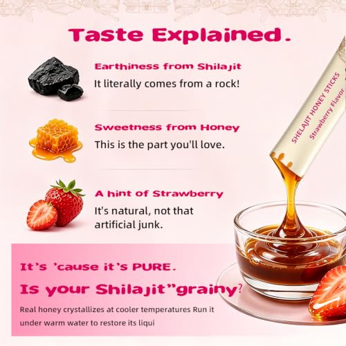 Convenient Shilajit honey on-the-go