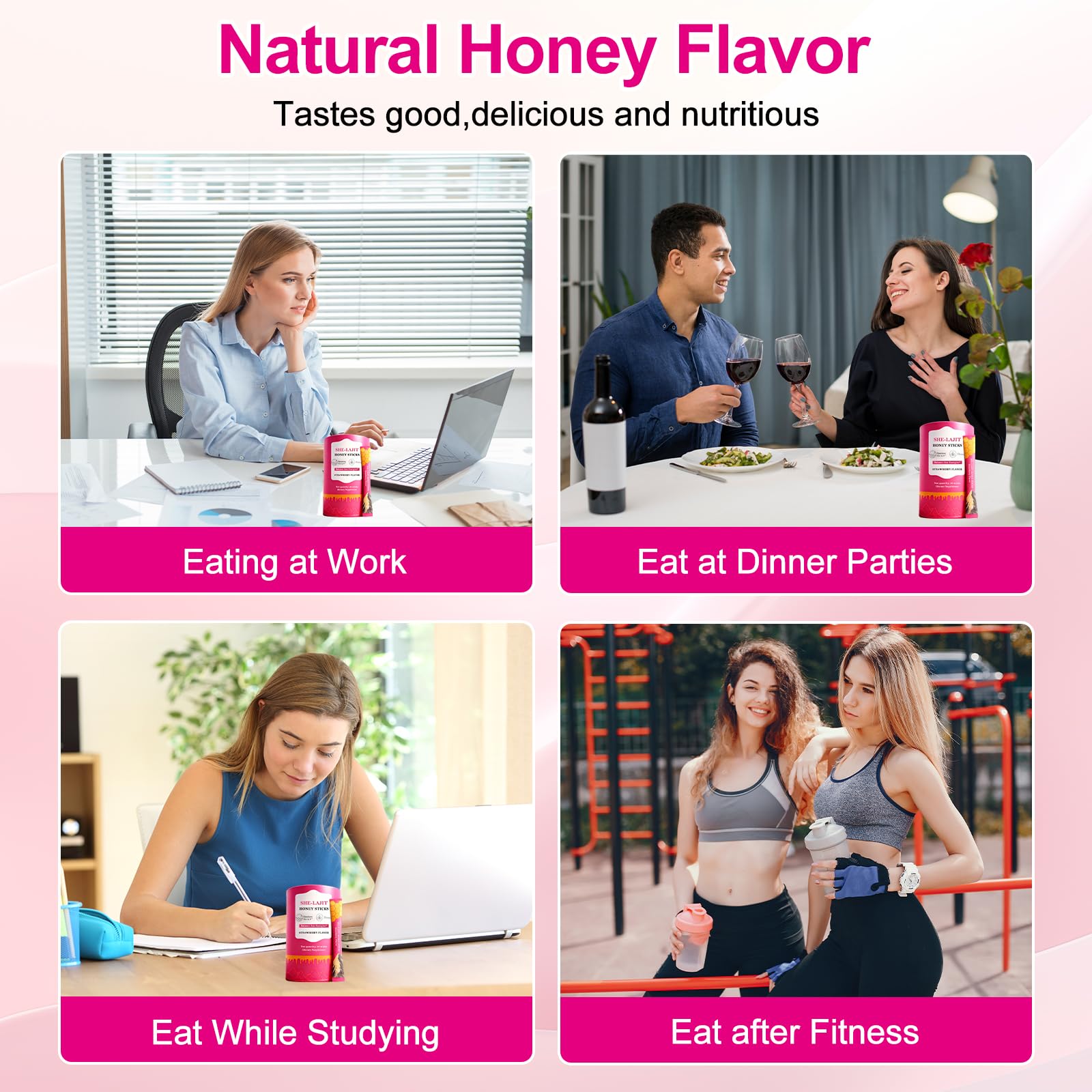 Convenient Shilajit honey sticks 30 count