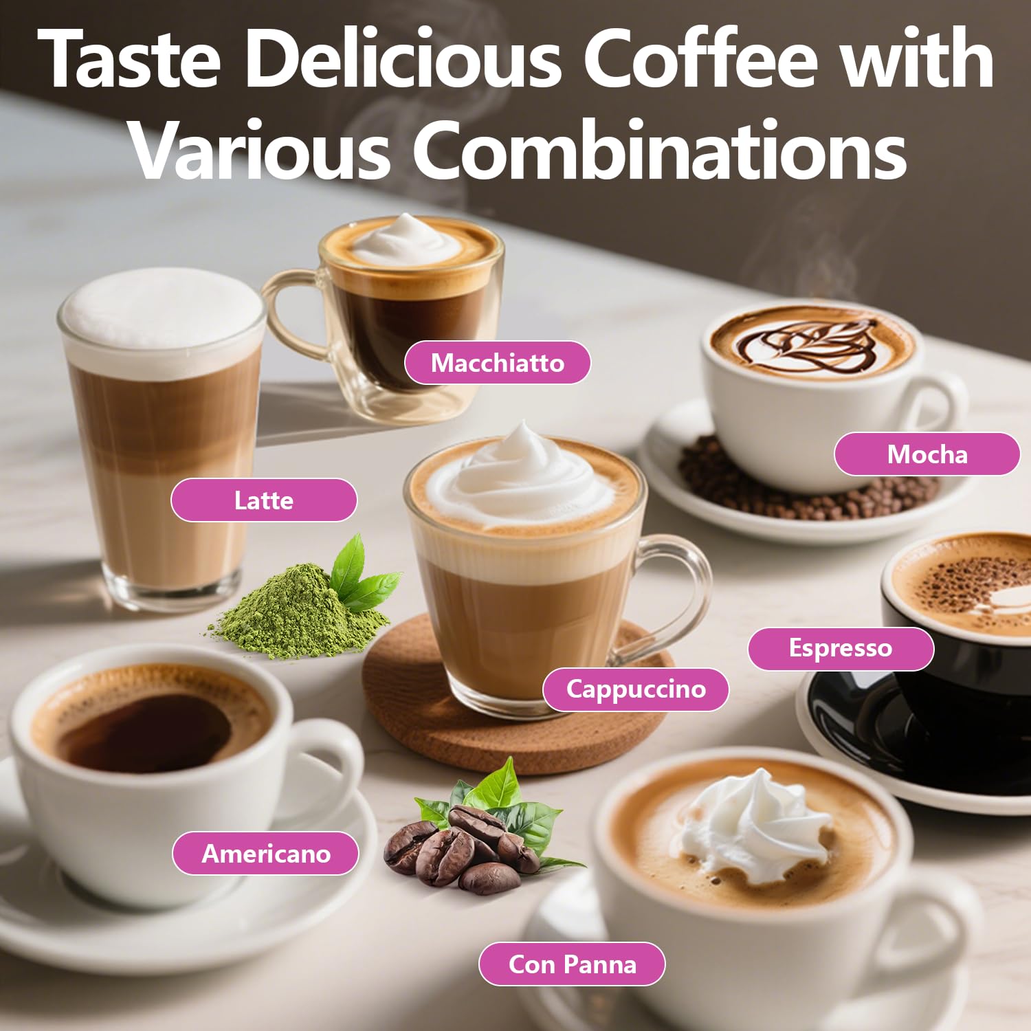 convenient single-serve coffee packets