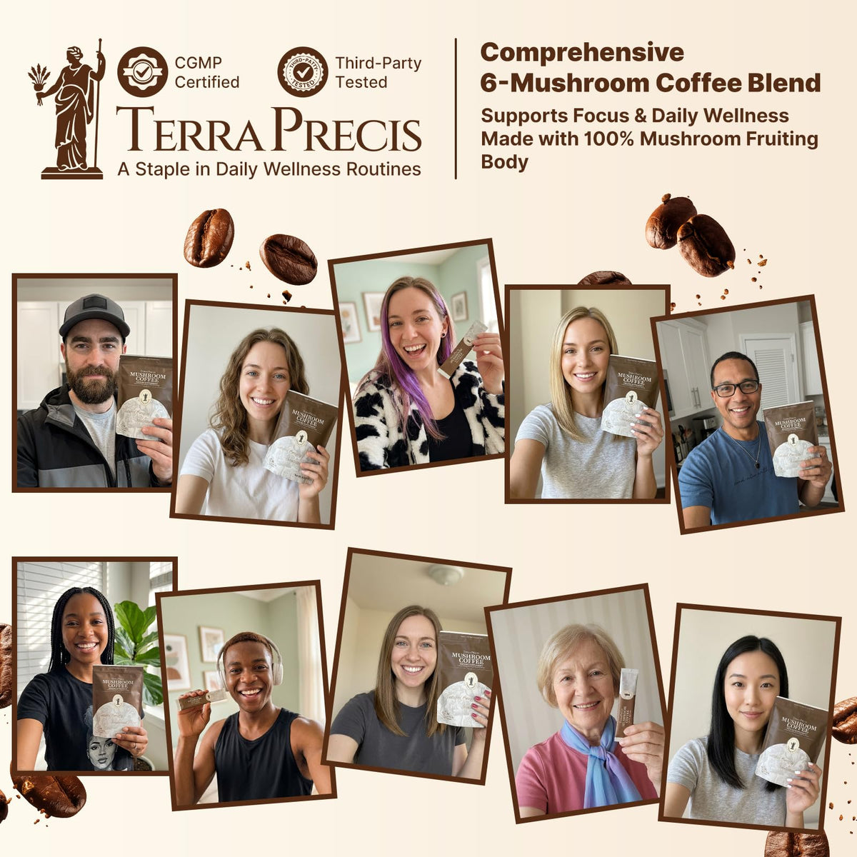 convenient single serve coffee packs
