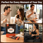 convenient single serve coffee sticks