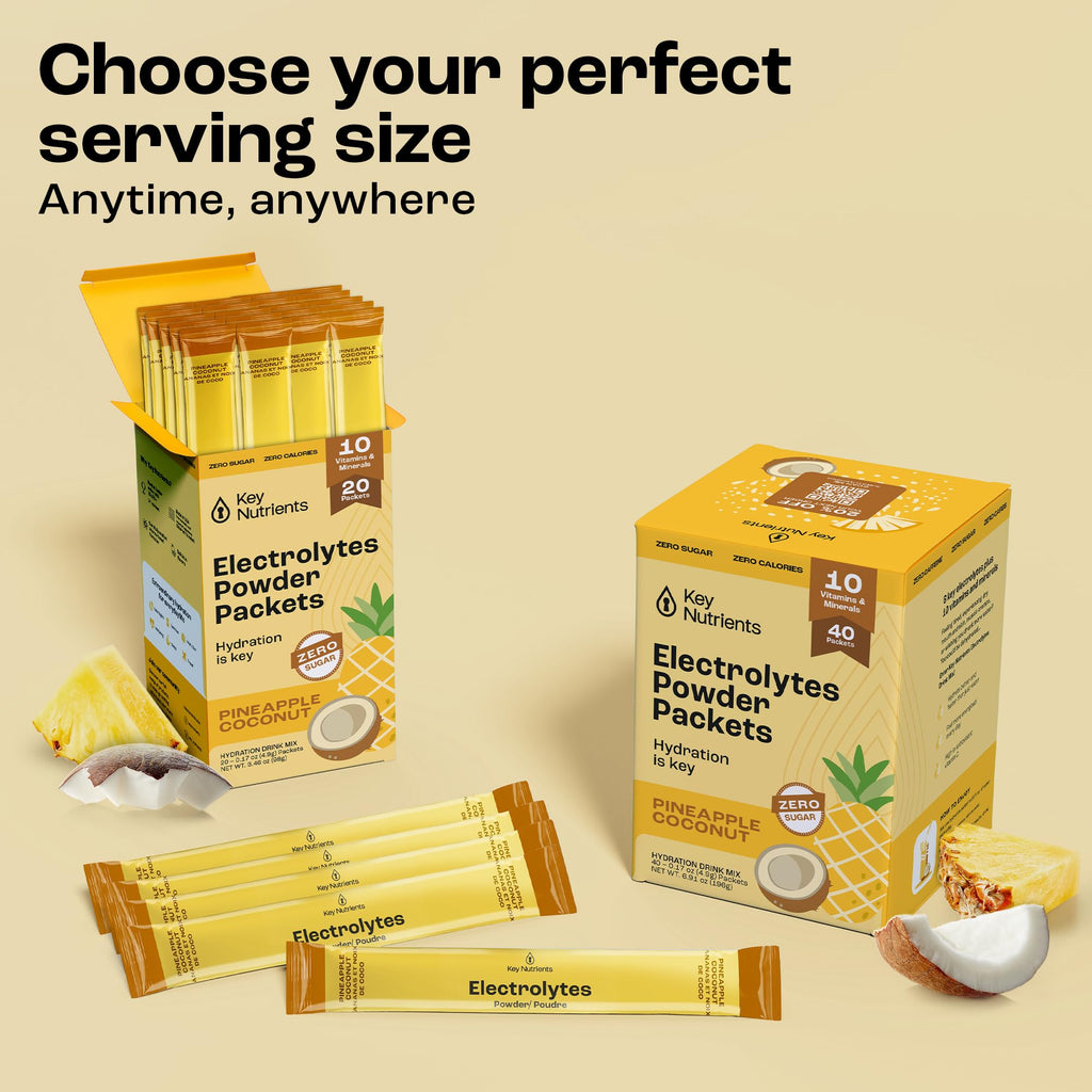 convenient single-serve electrolyte packets