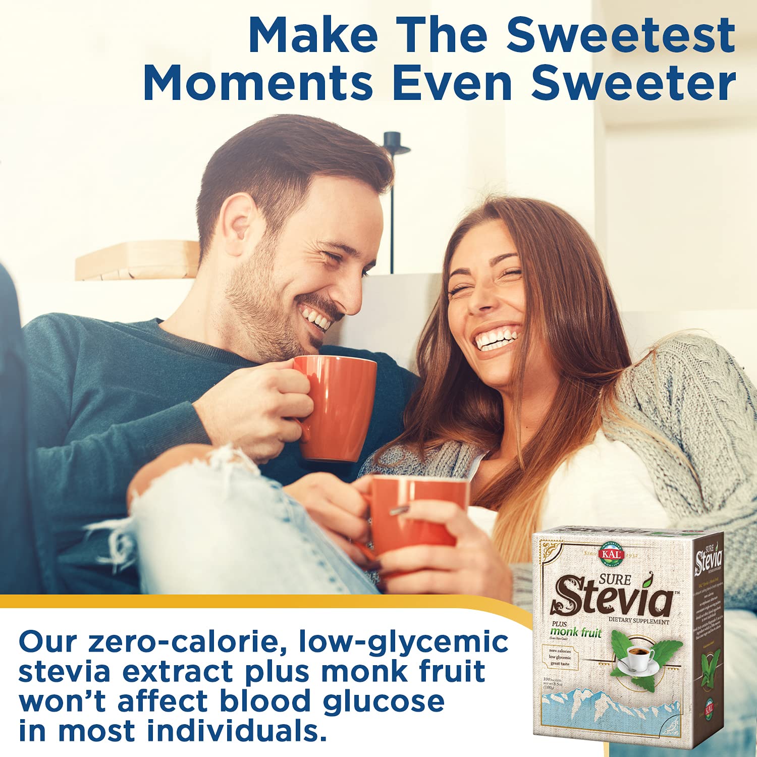 Convenient single-serve stevia packets