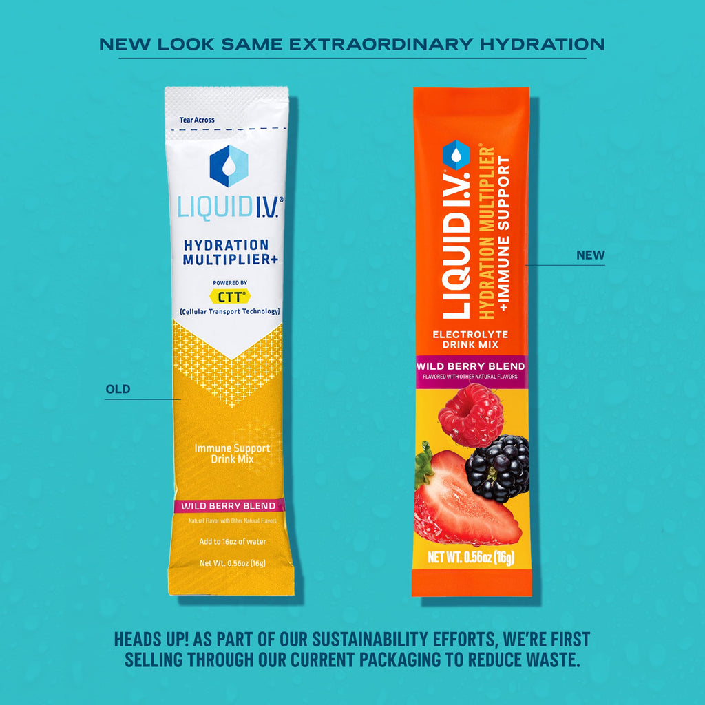 Convenient single-serving hydration packets