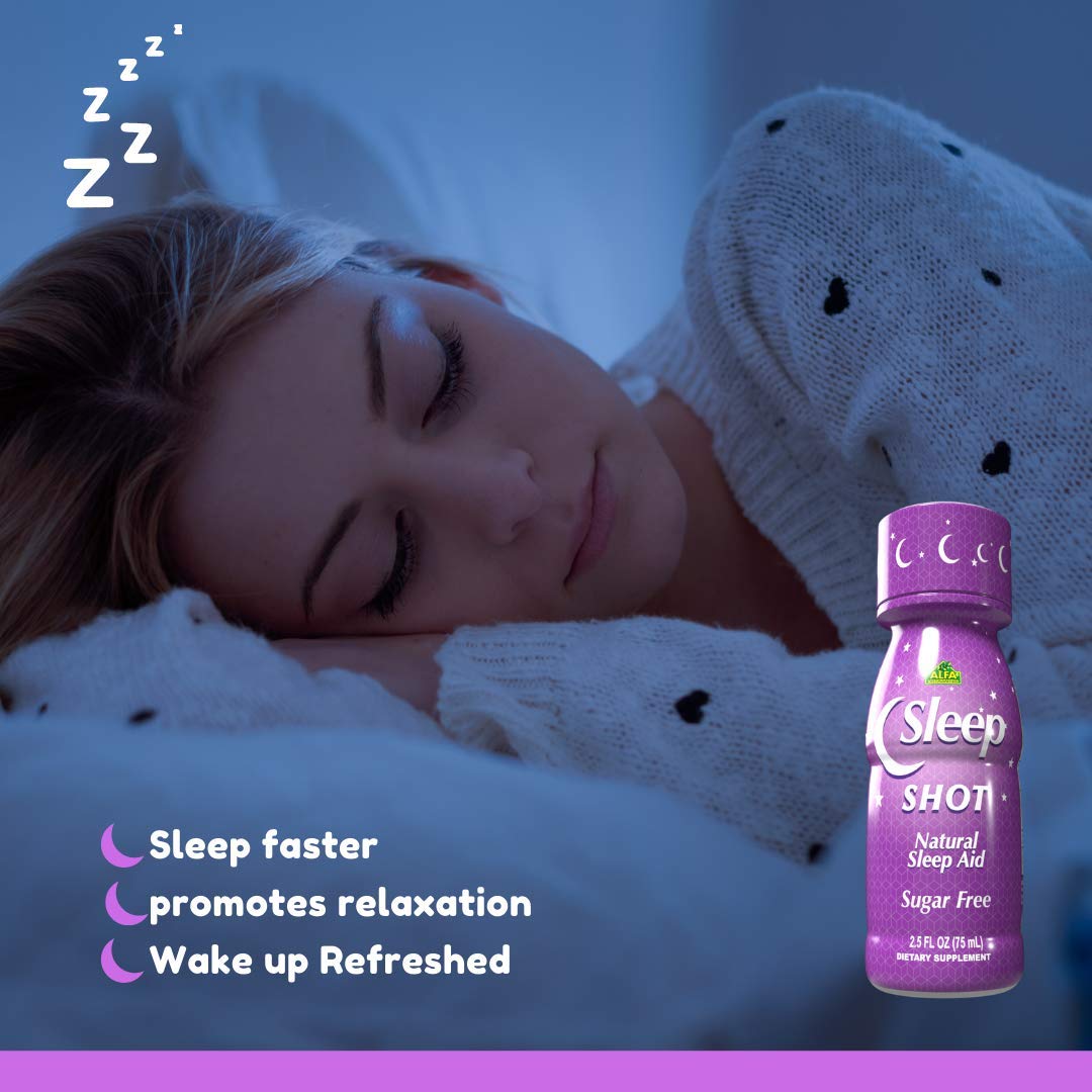 Convenient sleep shot for on-the-go