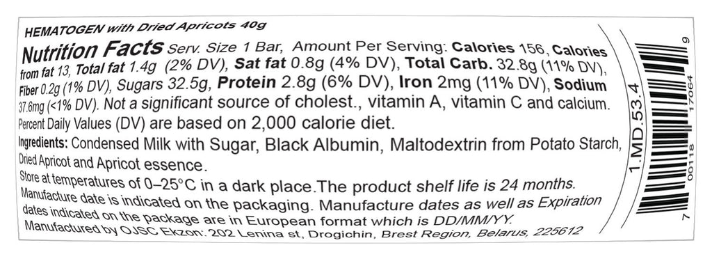 Convenient snack with vital nutrients